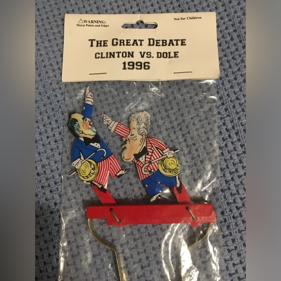 Accents | Clinton Vs Dole Presidential 1996 Metallic Memorabilia | Poshmark